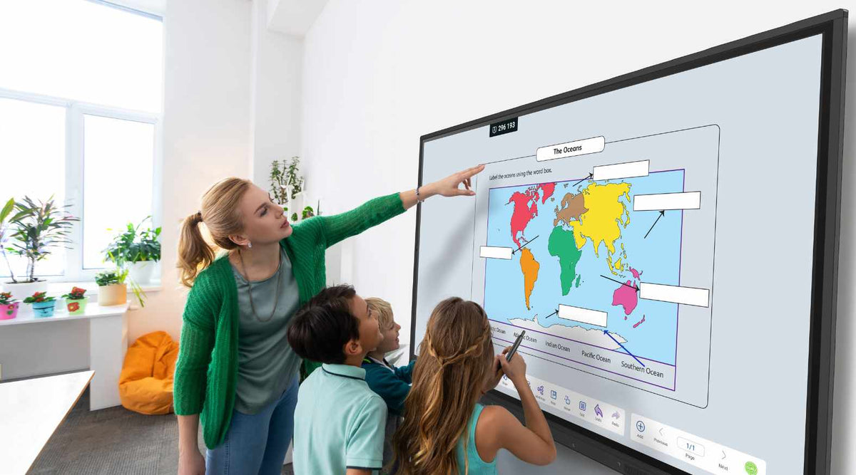 Beyond the Whiteboard: Transforming Classrooms with Interactive Flat P
