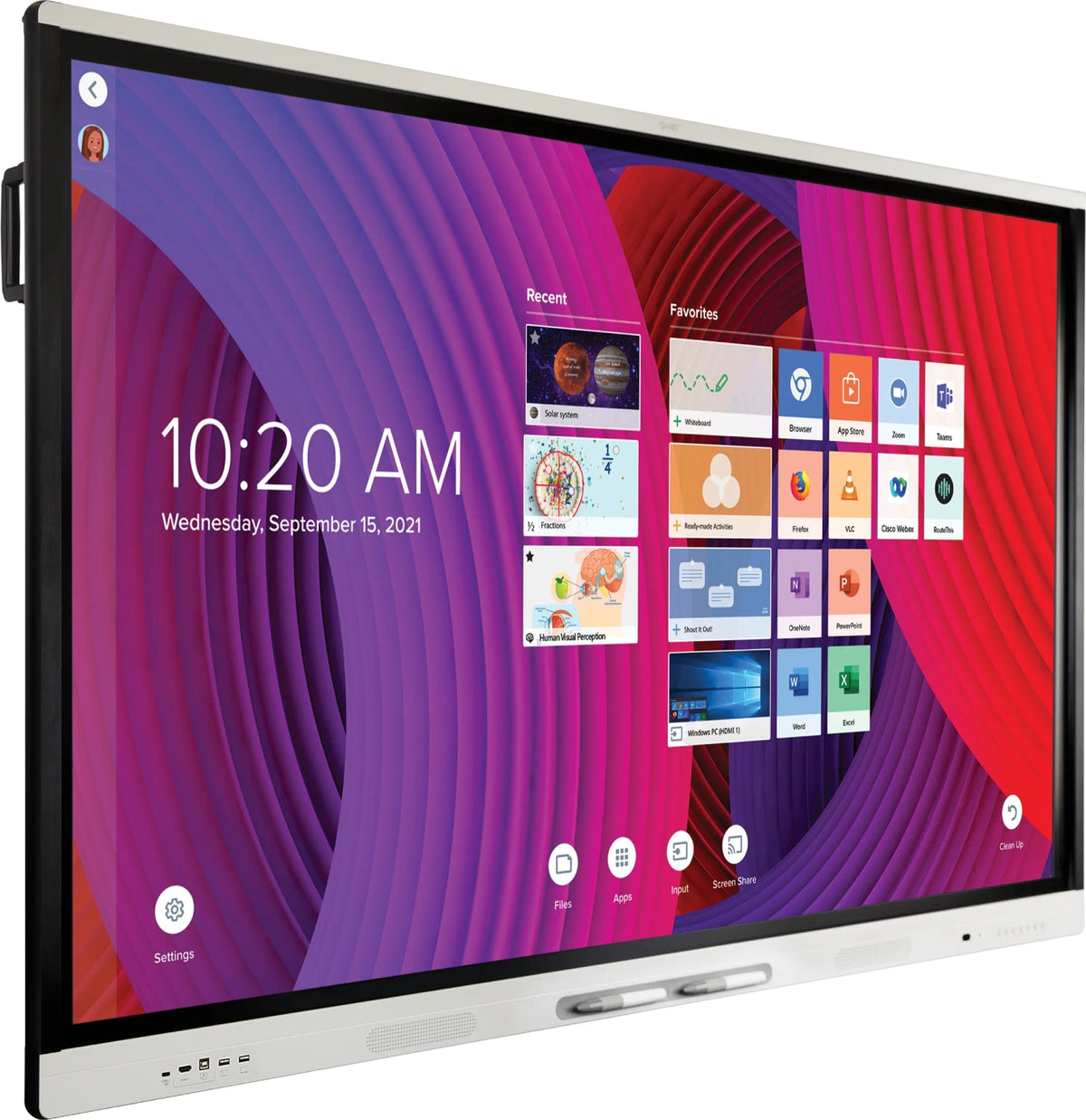 SMARTBOARD SBID-MX286-V3-PW - 86" Interactive Screen with iQ, 4K UHD L