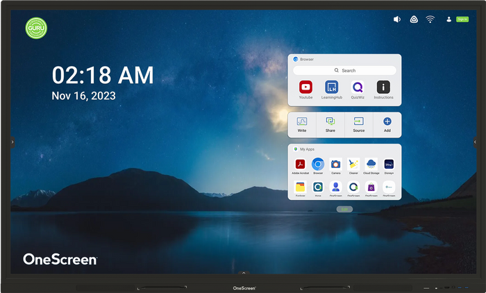 OneScreen TL7 86" Interactive Touchscreen