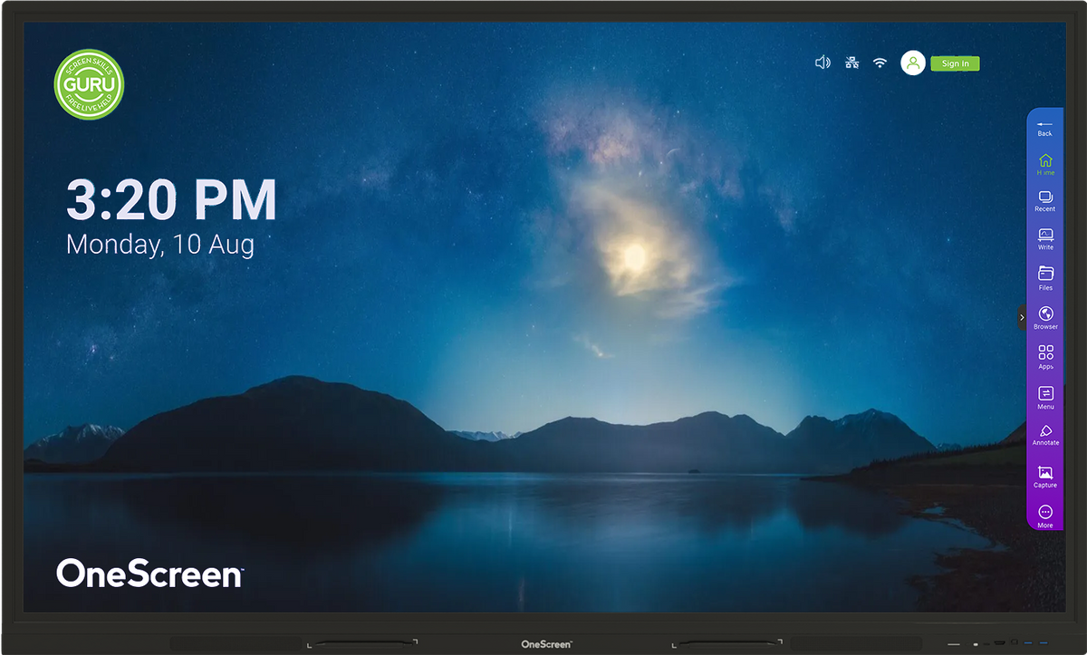 OneScreen TL7 65" Interactive Touchscreen