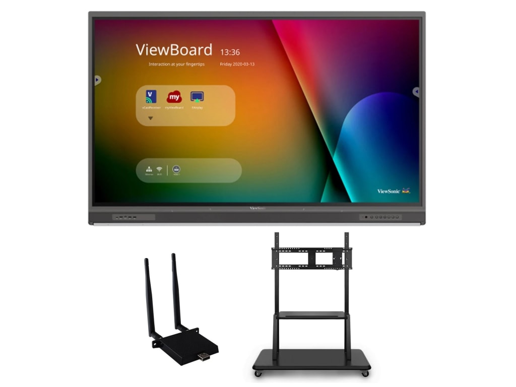 ViewSonic IFP6552-1C-E2 - 65" ViewBoard Interactive Display Bundle