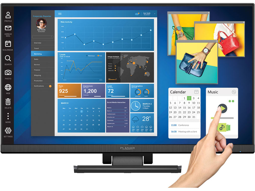 Planar PCT2435 - 24" Touch Screen Monitor